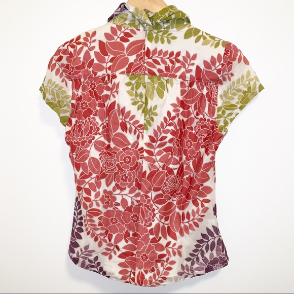 weekend traffic | Tops | Weekend Traffic Vintage Floral Tiebow Blouses ...